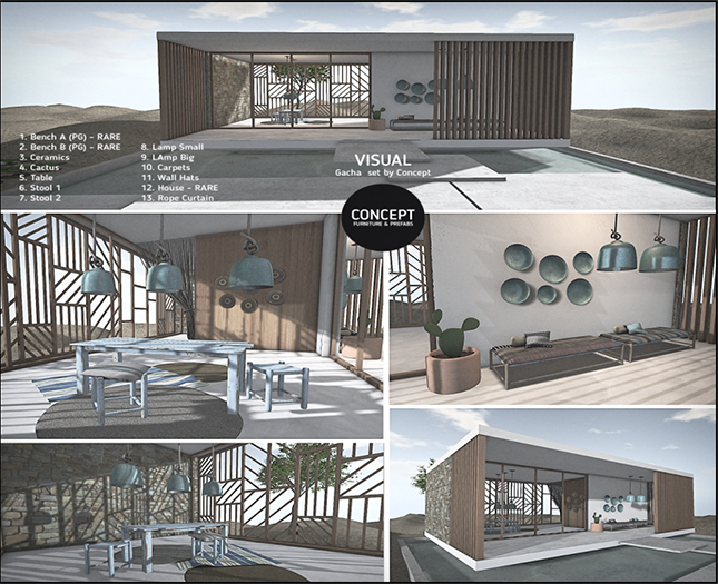 Second Life Marketplace - 12. Concept} Visual House - RARE